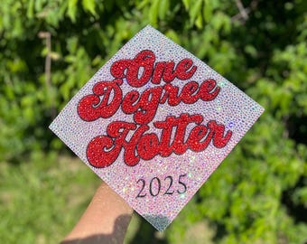 Rhinestone Graduation Cap, Bling Grad Cap, Bedazzled Grad Cap, College ...
