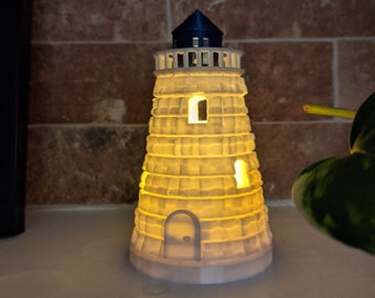 Lighthouse Tea Light - Etsy