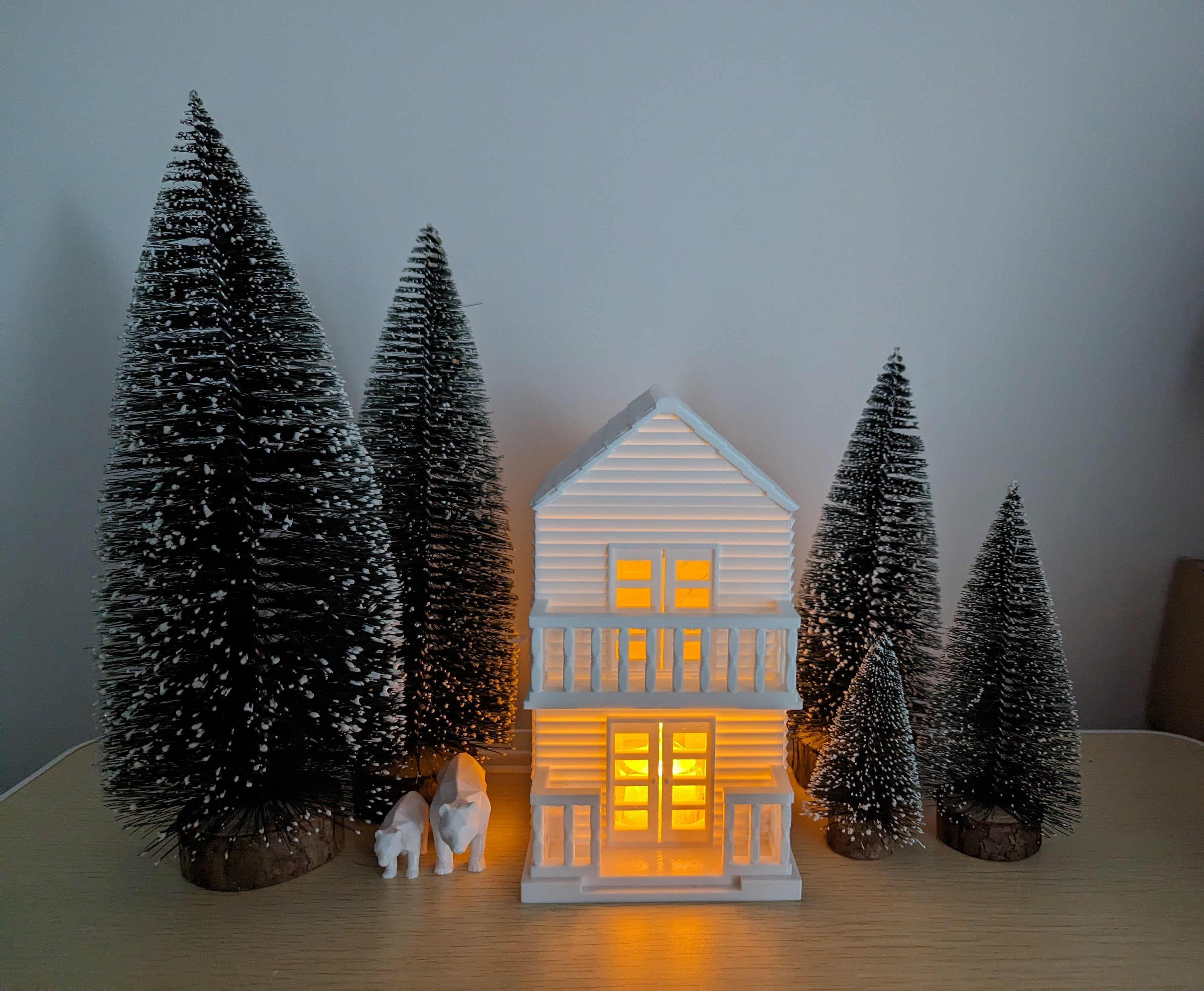 Cabin Lantern, House Light Lamp, Model House - Etsy