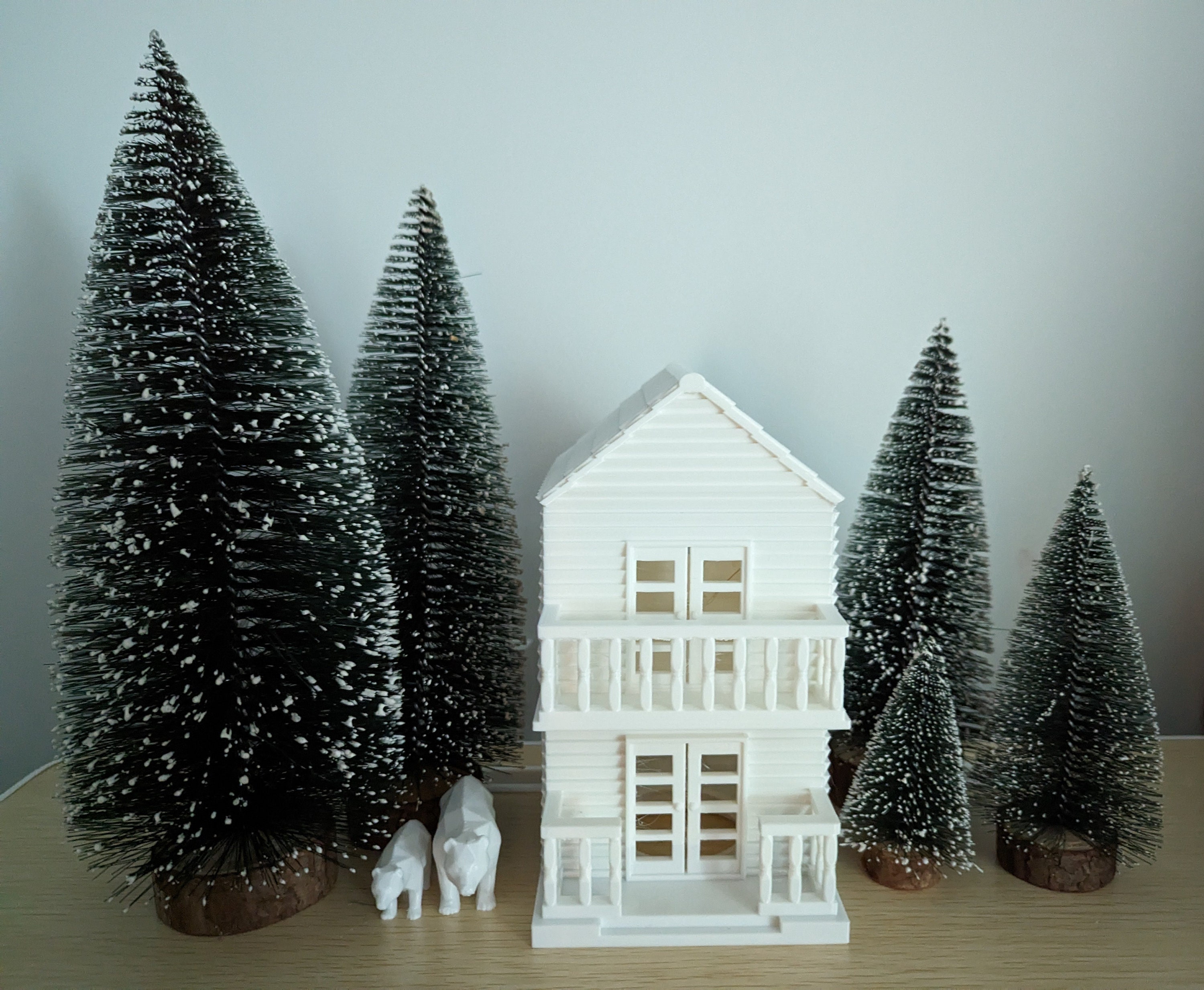 Cabin Lantern, House Light Lamp, Model House - Etsy