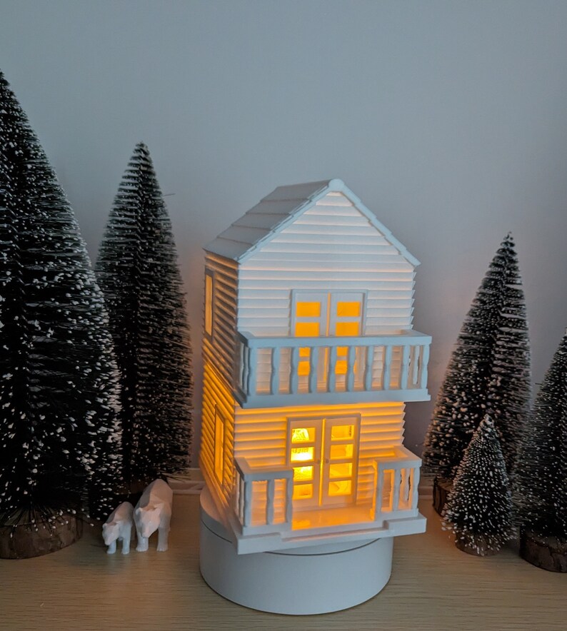 Cabin Lantern, House Light Lamp, Model House - Etsy