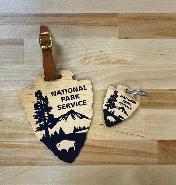 National Park Keychain/luggage Tag Bundle - Etsy