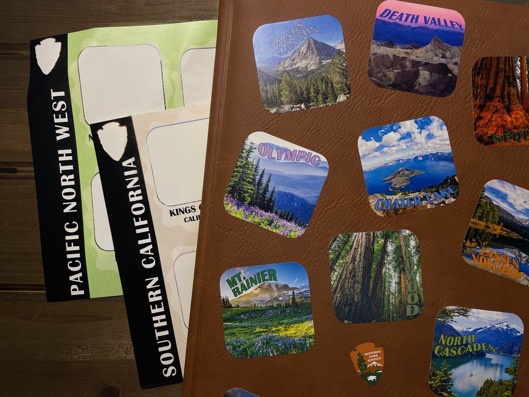 National Park Sticker Sheets - High Quality UV Print - Etsy