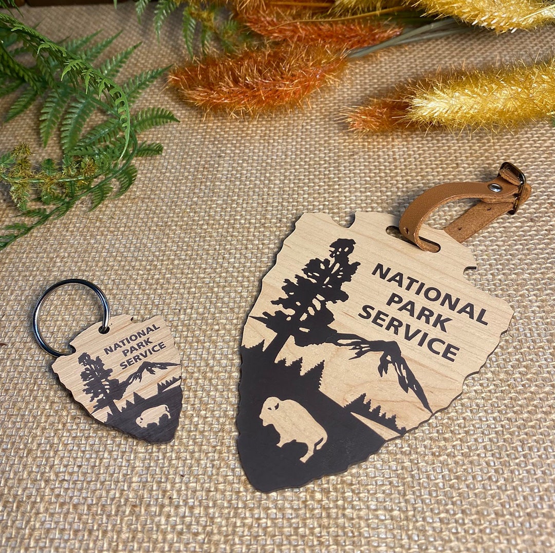 National Park Keychain/luggage Tag Bundle - Etsy