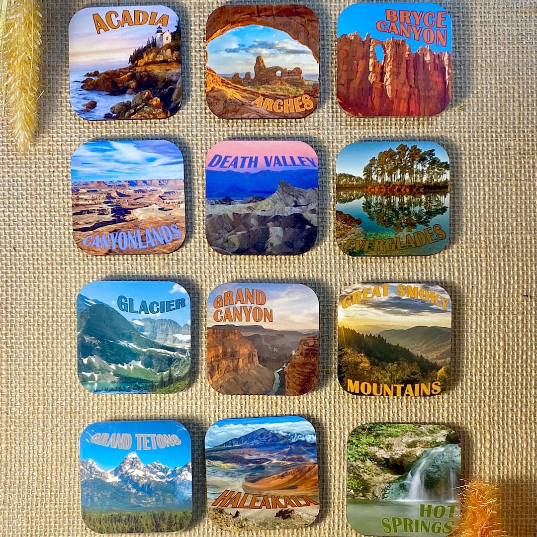 National Park Magnet Set (all 63 Parks to Choose From!) - Etsy