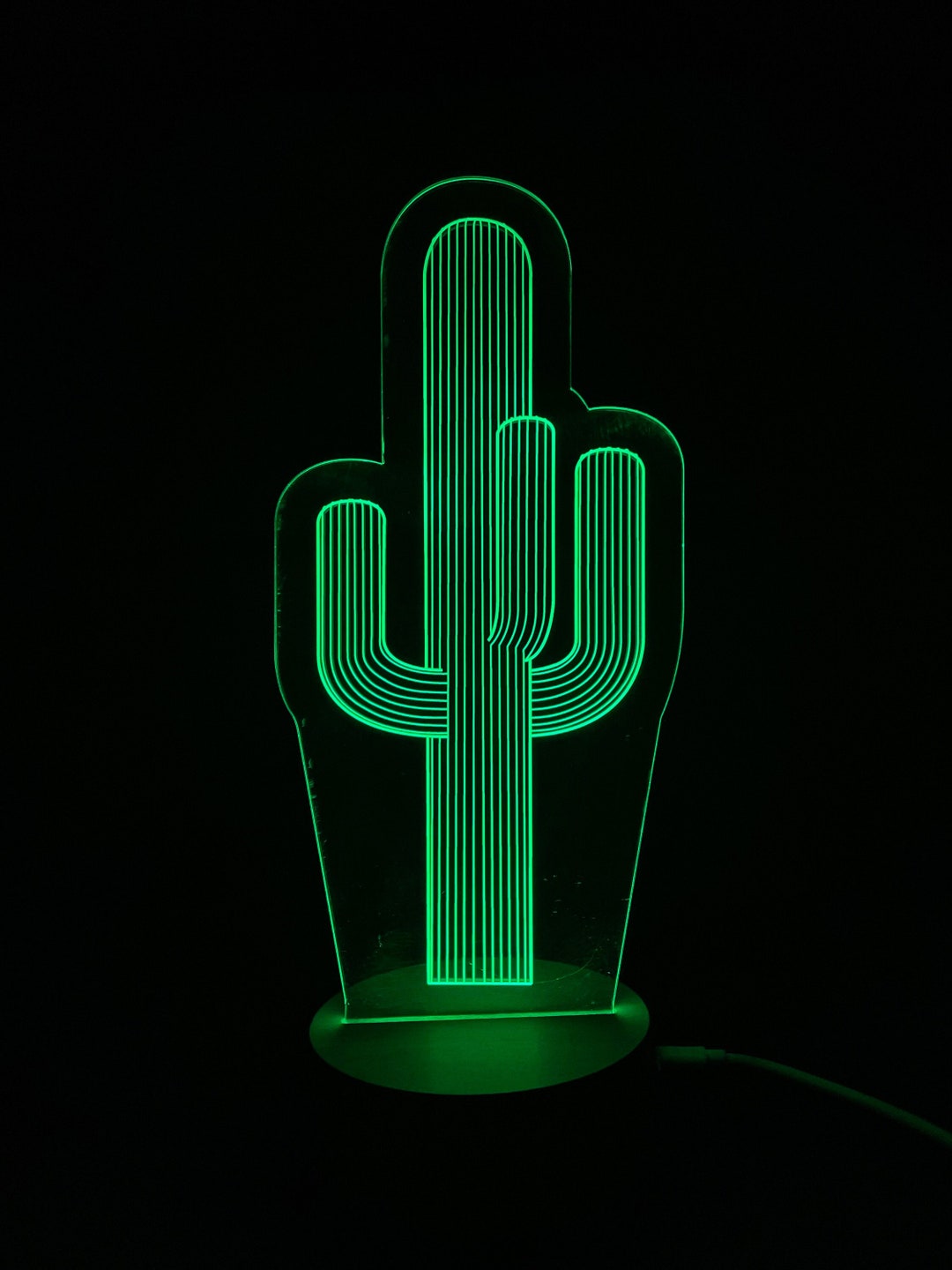 LED Saguaro Cactus Light - Etsy