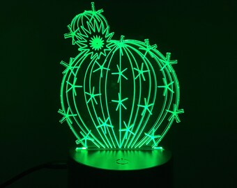Cactus Led Light - Etsy