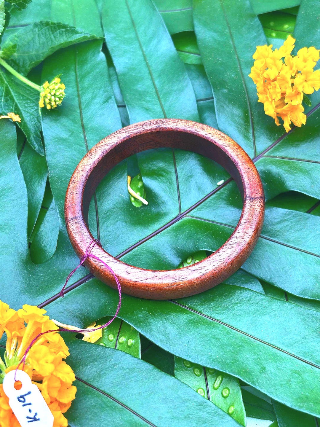 7"-curly Koa Bangle - Etsy