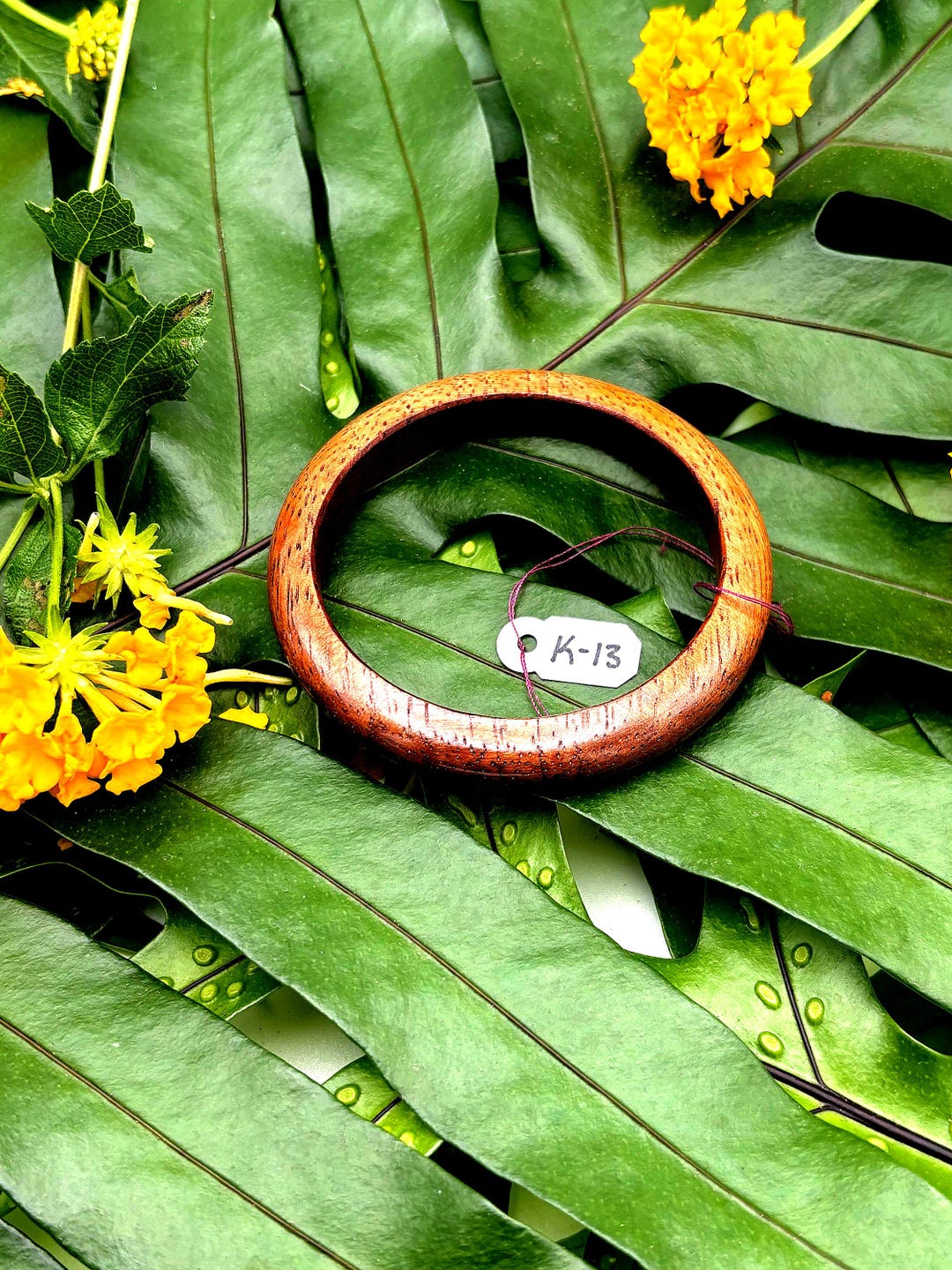 7"-curly Koa Bangle - Etsy