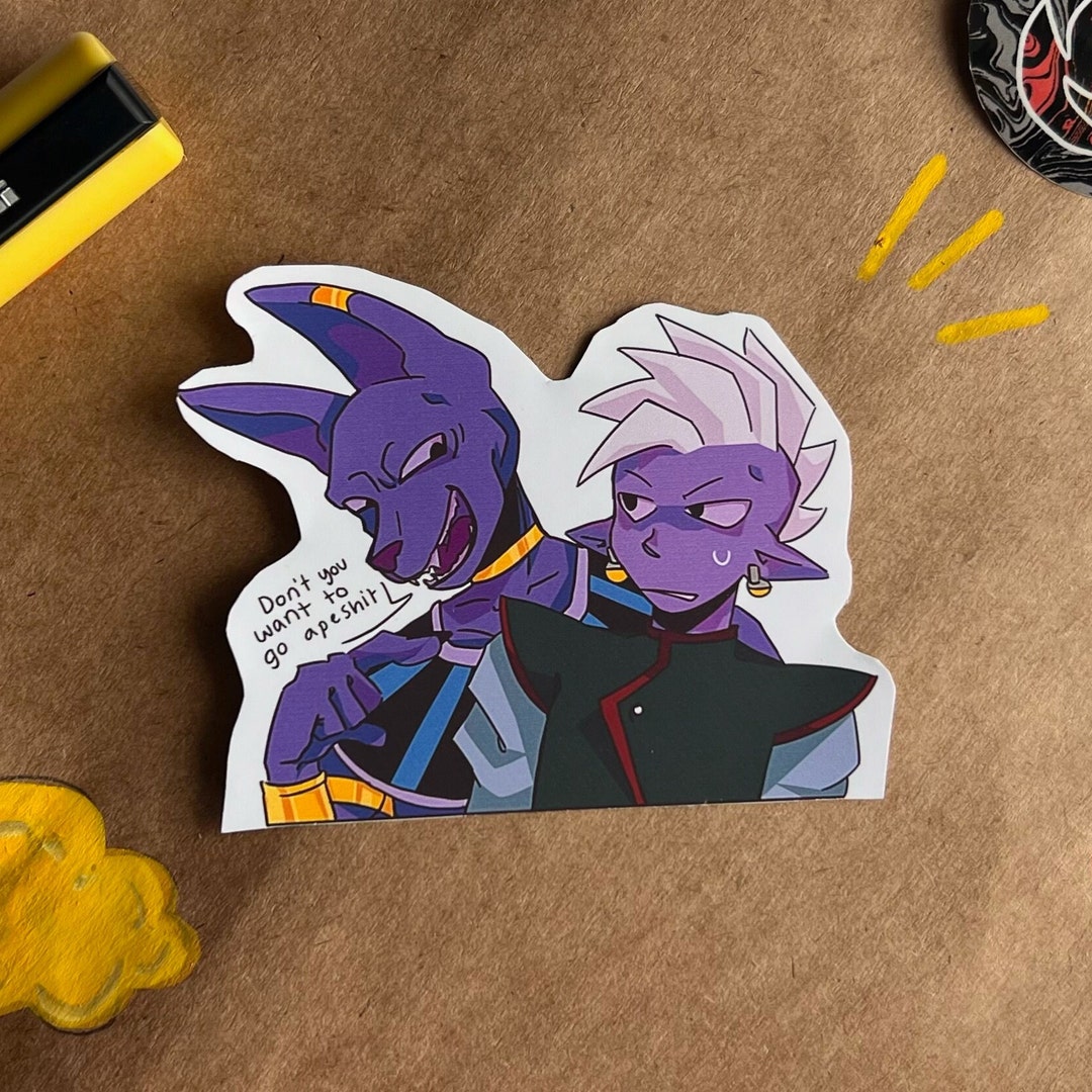 Kaiō-shin and Beerus Sticker DBZ - Etsy