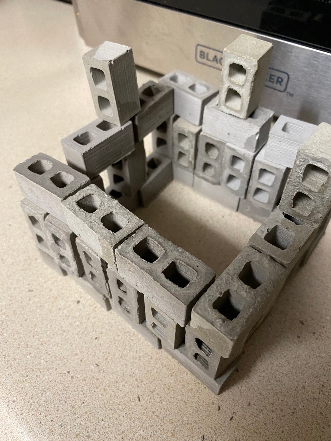 1:12 Scale Miniature Cinder Blocks | Etsy