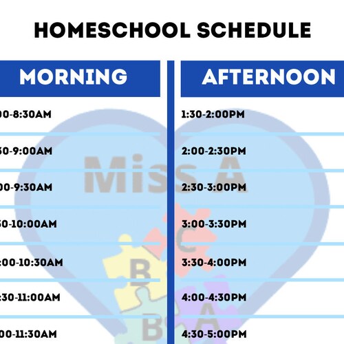 Homeschool Visual School Subjects - Etsy