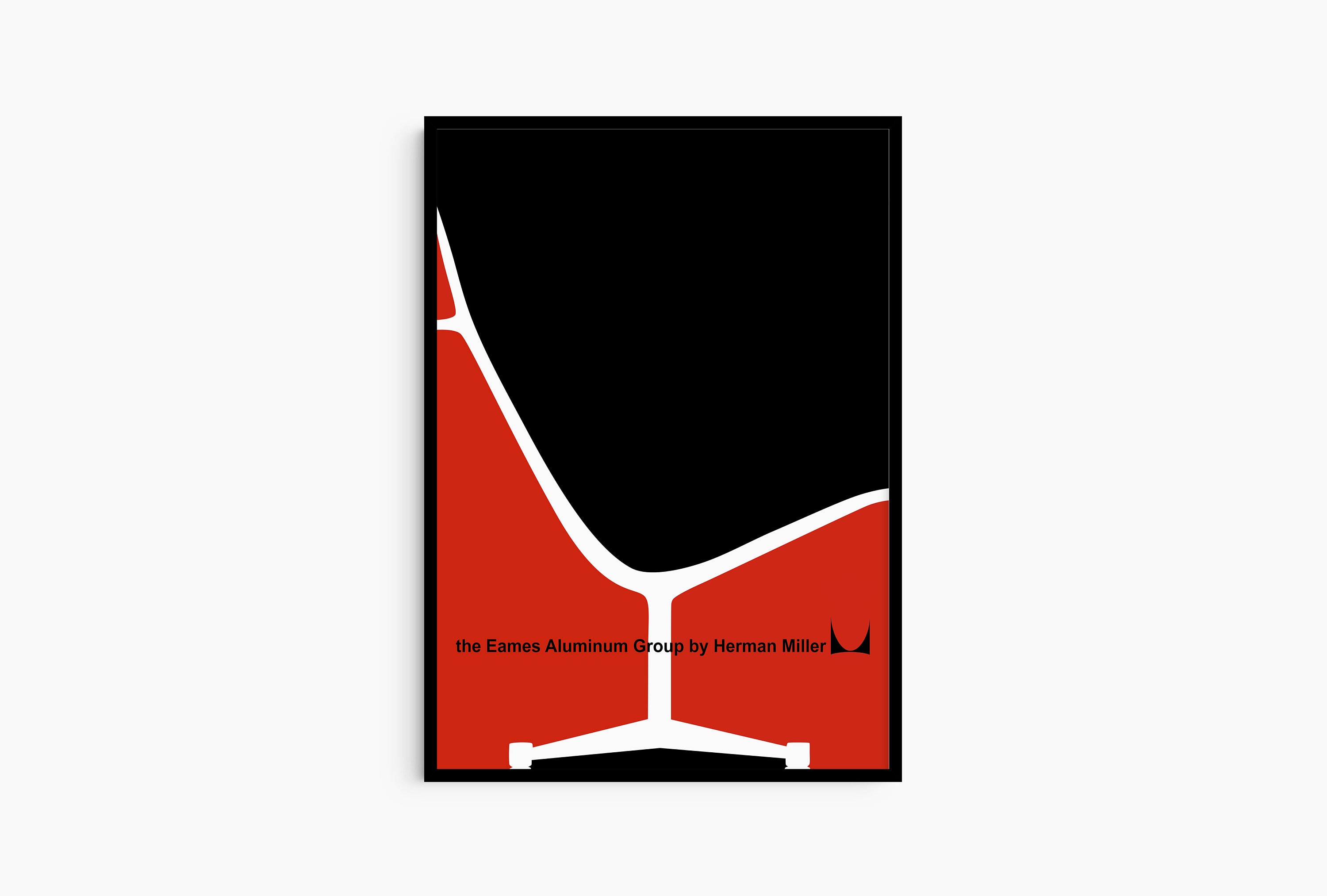 Herman Miller Advertising Art Poster Print the Eames Aluminum Group ...
