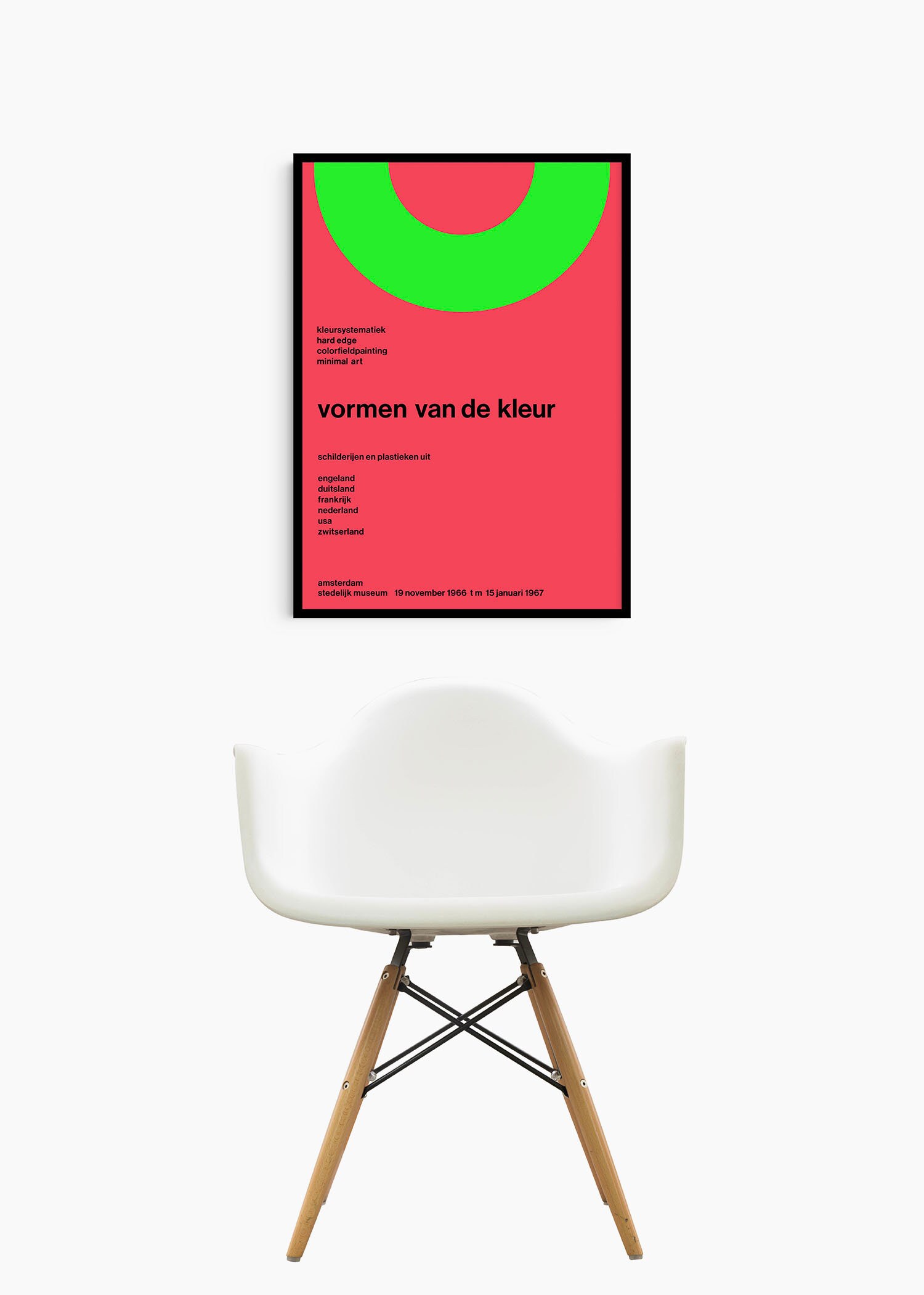 Wim Crouwel Forms of Color SM 1966 Art Poster Print Mid Century Modern ...