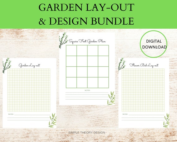 Garden Design Plan Template