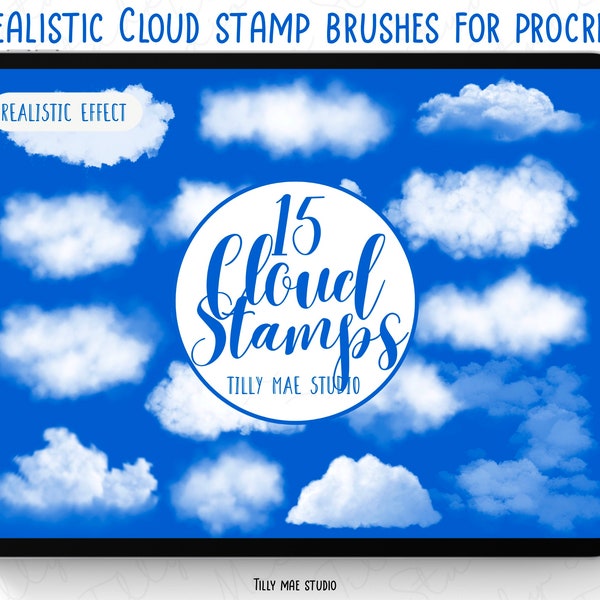 Cloud Stamps - Etsy