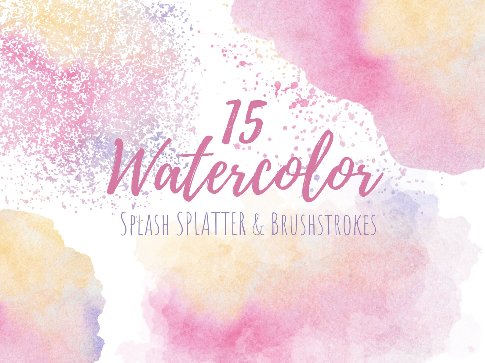 Watercolor Splash Png Watercolor Clipart Brushstroke Png - Etsy