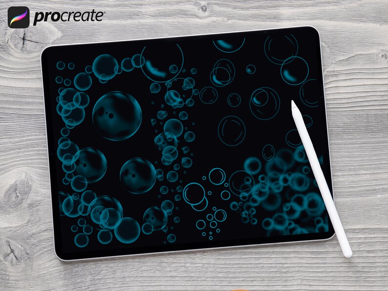 Procreate Bubble Stamps Procreate Water Bubble Stamp Brushes - Etsy