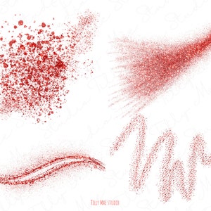 Pink Glitter Confetti Clipart: Sparkly Border Overlay PNG for Digital ...