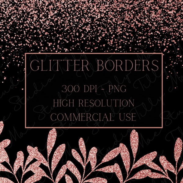 Rose Gold Glitter - Etsy