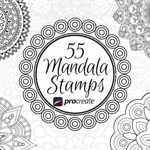 Mandala Stamp - Etsy