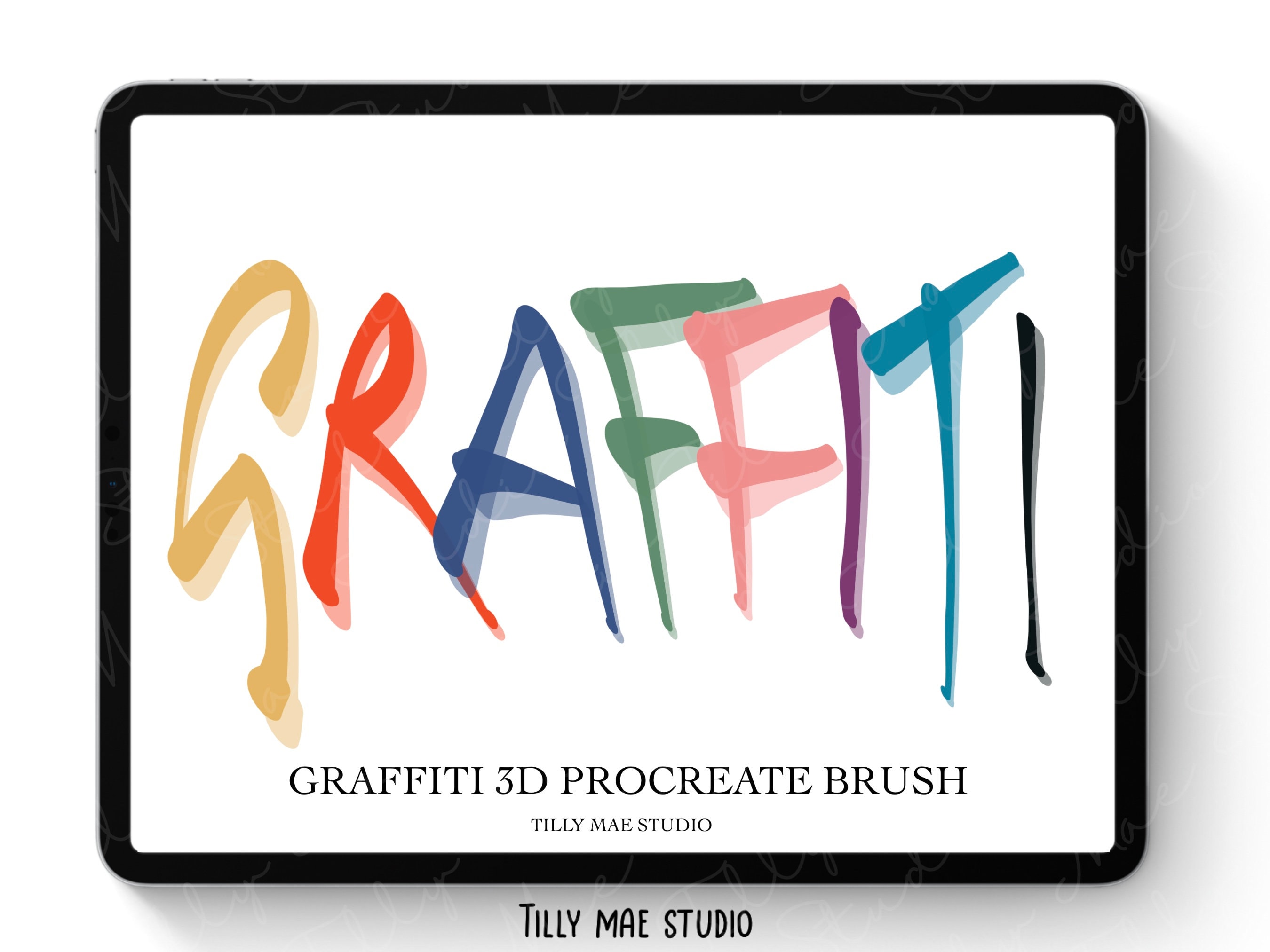 Graffiti Procreate Brush Brushes Procreate 3D Procreate Graffiti 3d ...