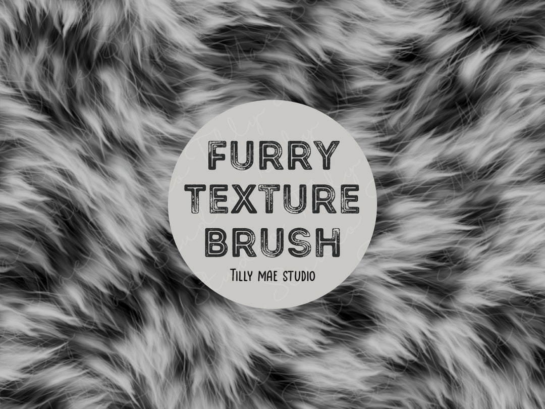 Procreate Brush Furry | Fur Procreate Brush | Procreate Hair Brushes | Realistic Fur Brush ...