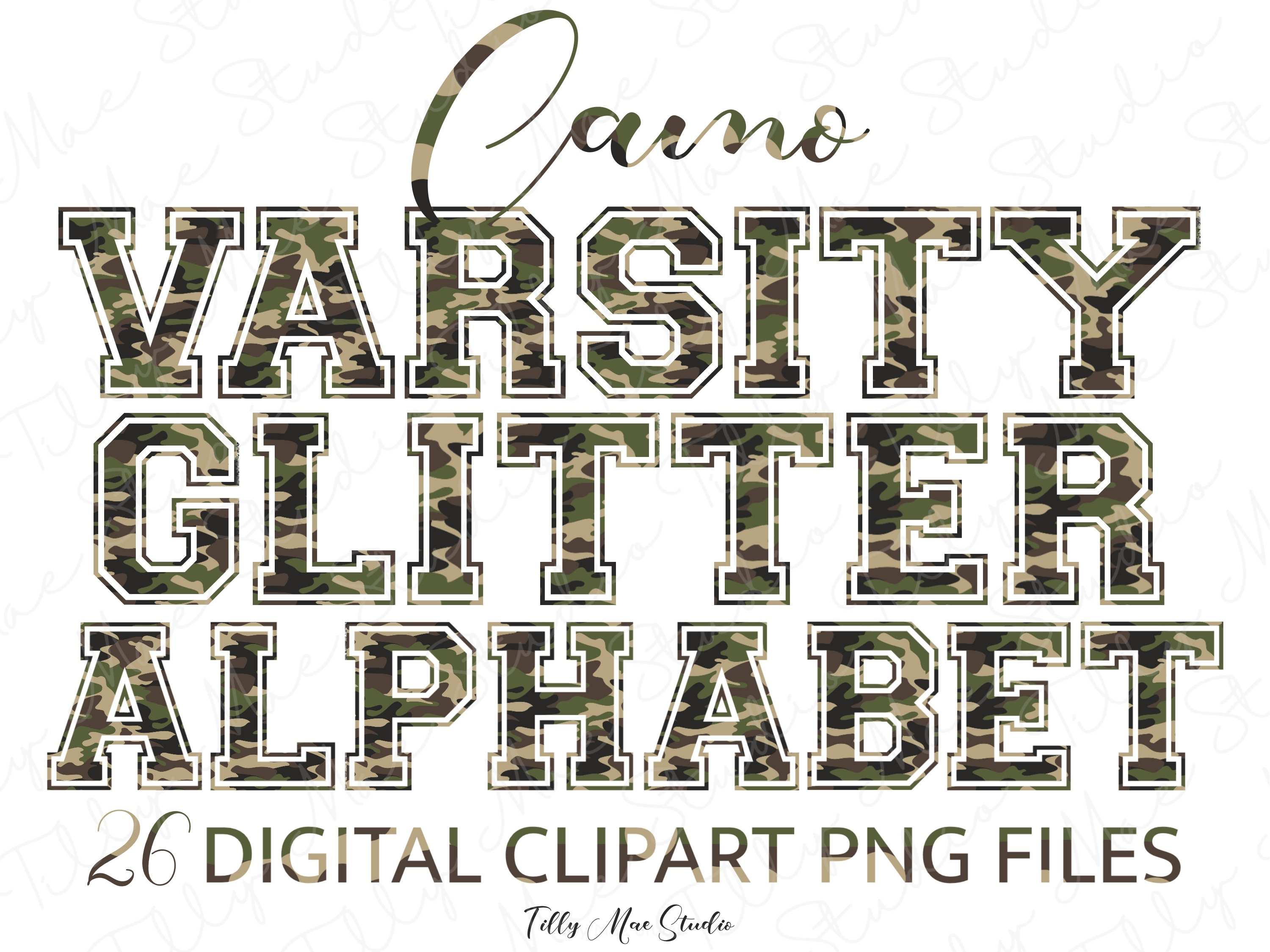 Camo Letters PNG, Camo Sublimation, Camo Alphabet, Camo Font, Camo PNG ...