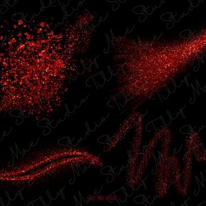 Pink Glitter Confetti Clipart: Sparkly Border Overlay PNG for Digital ...