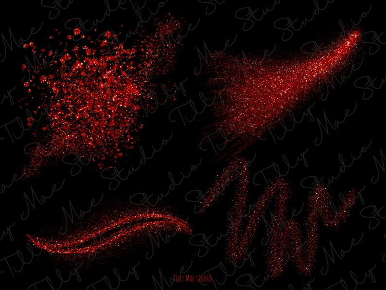 Pink Glitter Confetti Clipart: Sparkly Border Overlay PNG for Digital ...