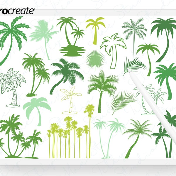 Palm Tree Landscape - Etsy