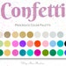 15 Confetti Procreate Brushes Confetti Rainbow Procreate Brush Set ...