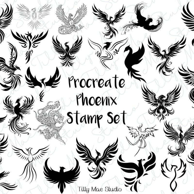 Phoenix Tattoo - Etsy
