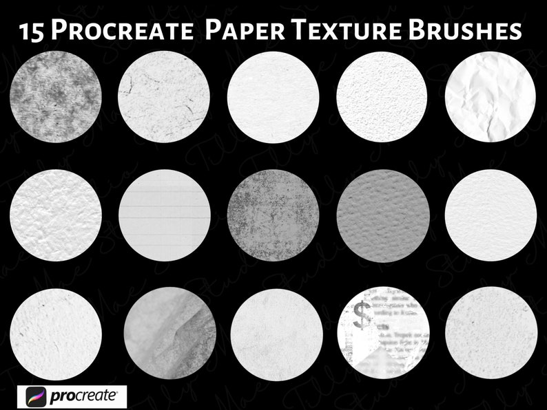 Procreate Paper Brushes Paper Procreate Canvas Texture - Etsy