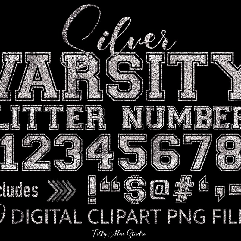 Varsity Numbers - Etsy