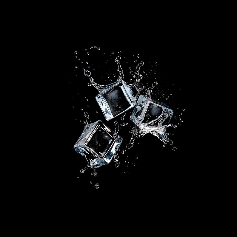 15 Ice Cube Overlays | Realistic PNG Overlays for Photography ...