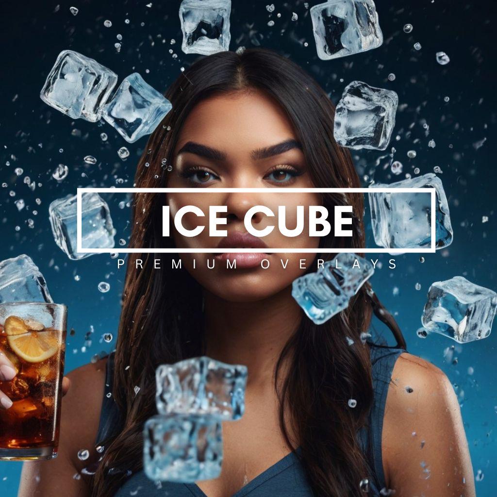 15 Ice Cube Overlays | Realistic PNG Overlays for Photography ...