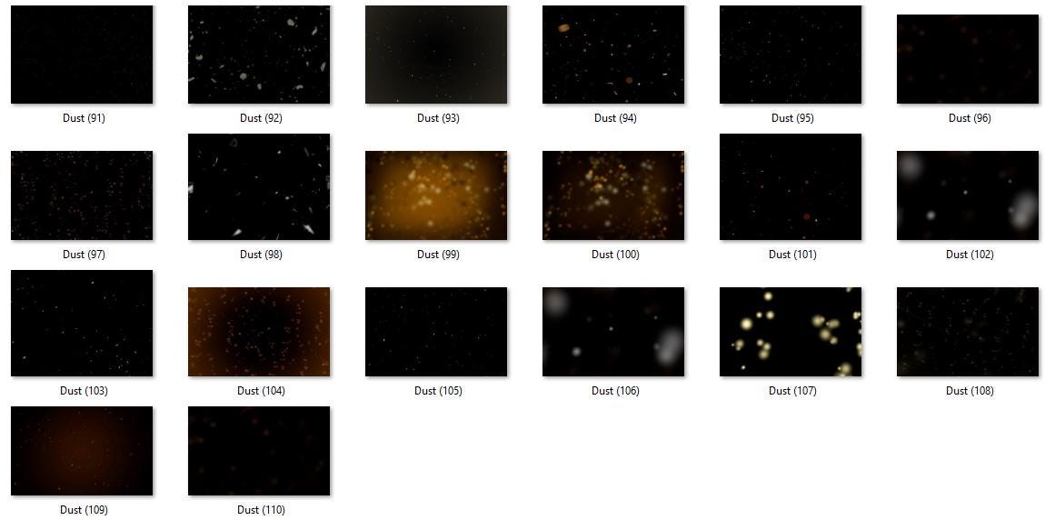 110 Colorful Dust Particle Overlays | Vibrant Dust PNG Effects for ...