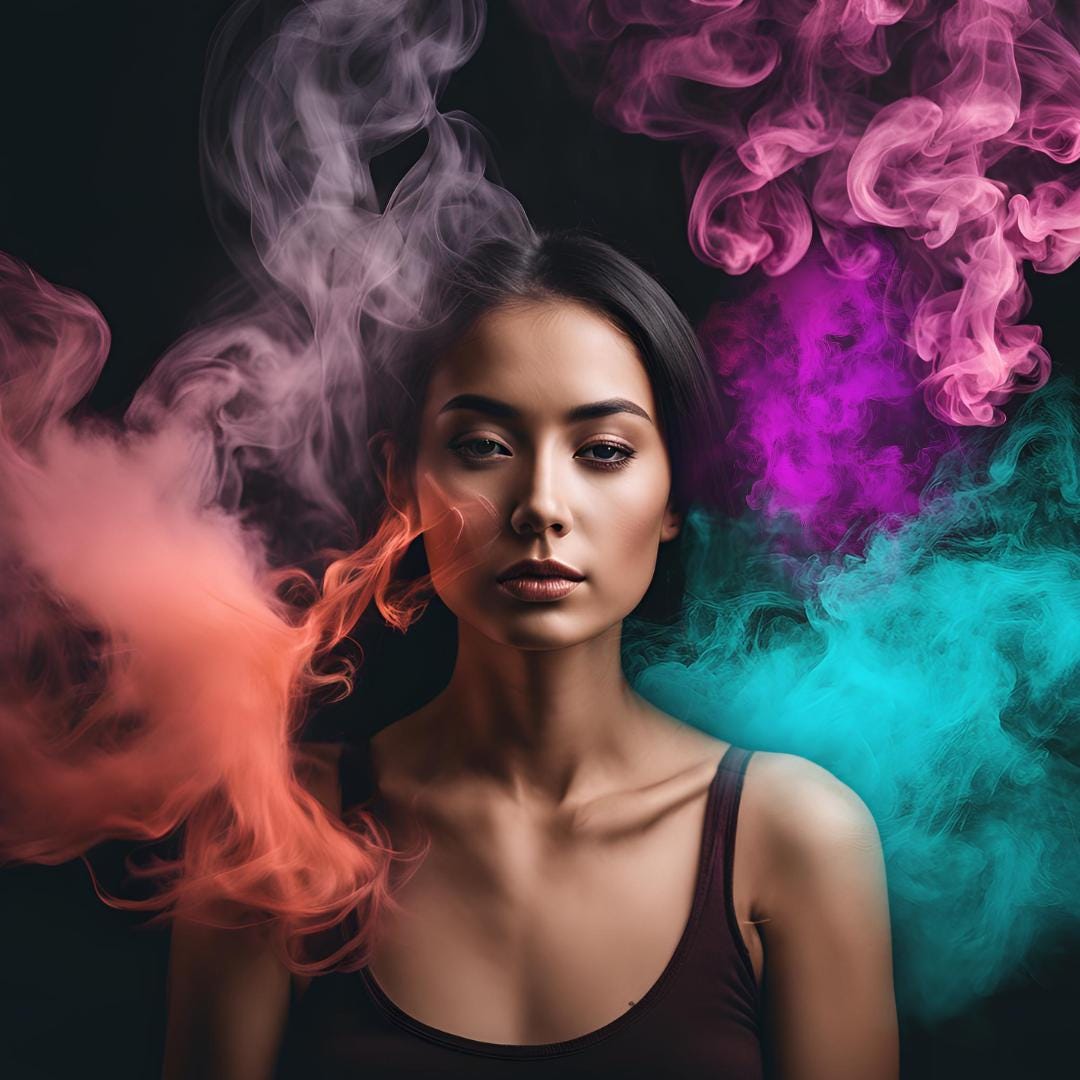 Color Smoke Overlays 20 Pack for Photoshop | Digital Smoke Overlay Pack ...