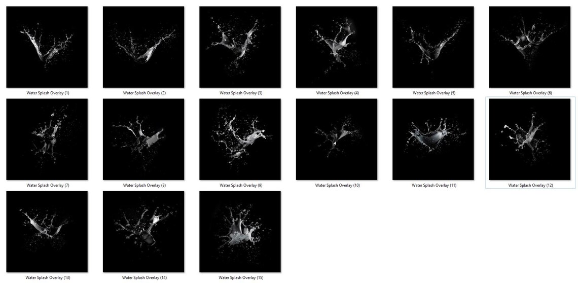 15 Water Splash Overlay Pngs - Water Effect Dynamic Digital Effects for ...