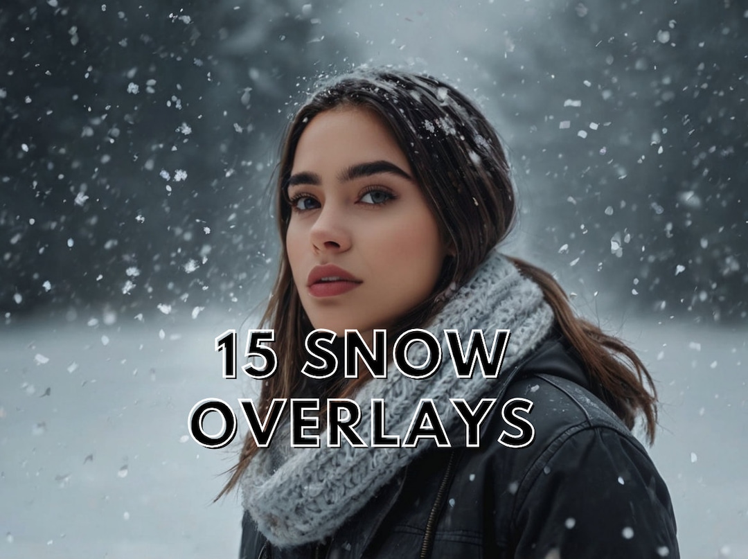 Snow Fog Transparent PNG Photo Overlays, Realistic Falling Snow Photoshop Overlay, Foggy Winter ...