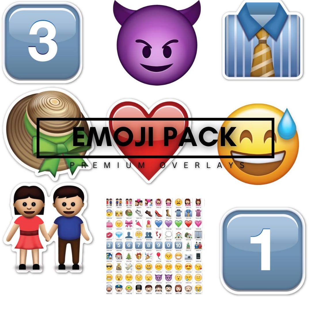 200 Emoji PNG Pack | High-resolution Transparent Emoji Icons for ...