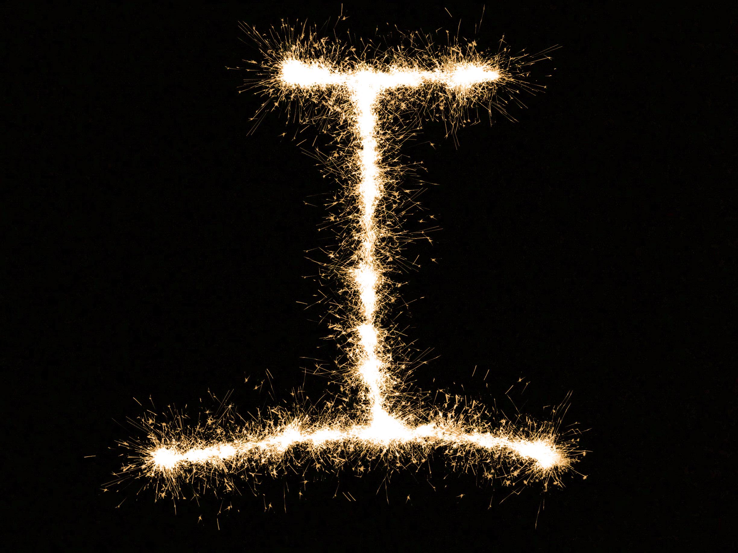 60 Sparkler Letter Overlays | Alphabet PNG Overlays for Photoshop ...
