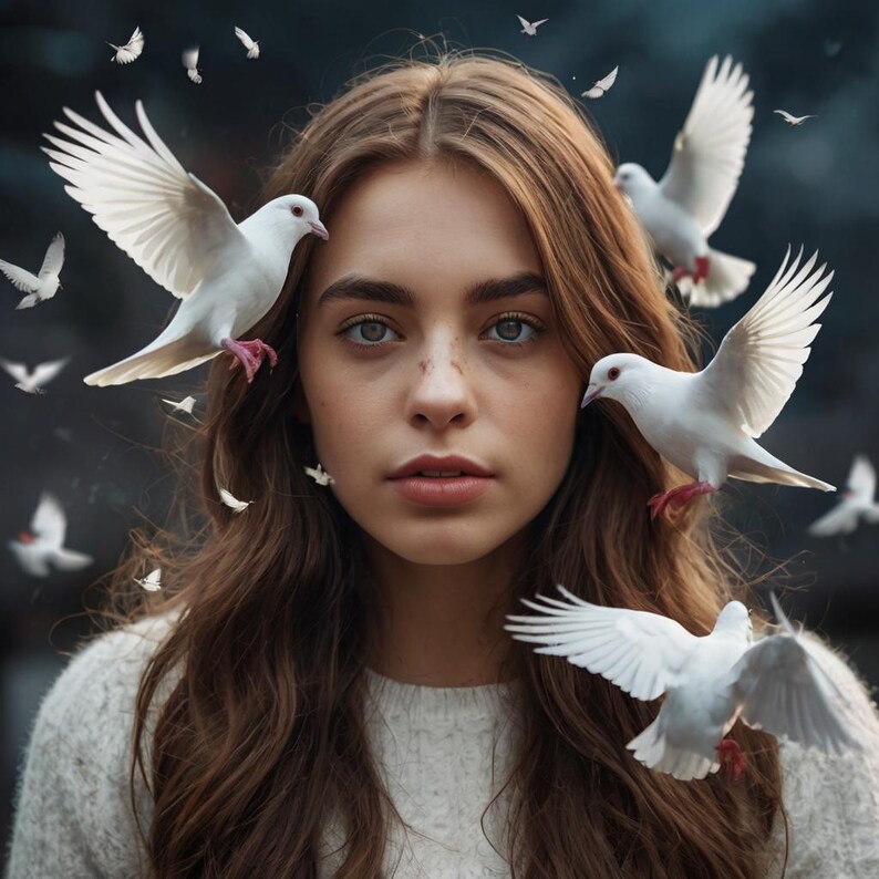 19 Pigeon Overlays PNG Realistic Flying Bird Overlays for Photography ...