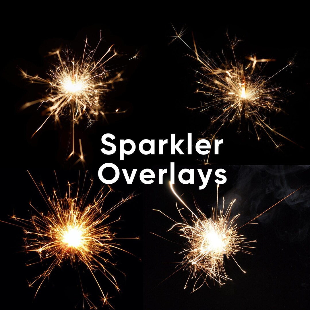 Sparkler Overlays , 14 Overlays Pack ,digital Overlays,photoshop Overlays ,high Quality - Etsy ...