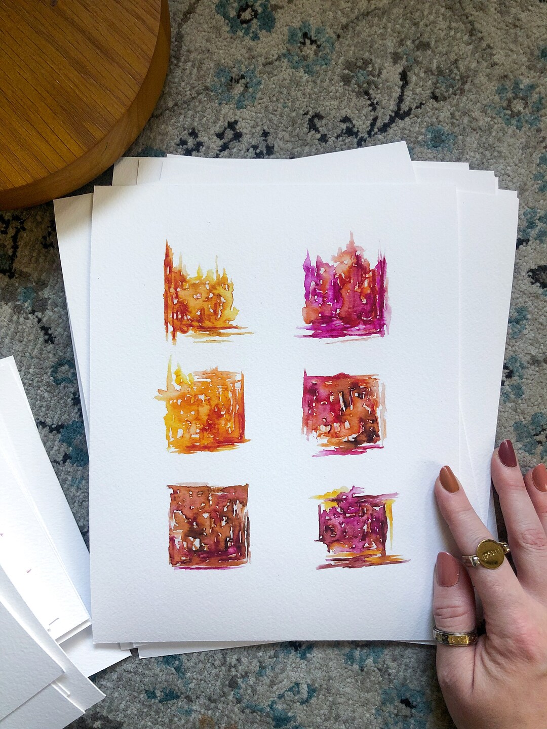 Abstract Wall Art Watercolor Art Print Watercolor Painting - Etsy