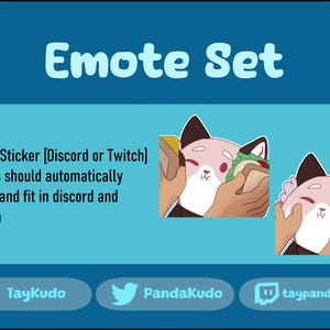 Squish Pandies Emotes /stickers Set for Twitch and Discord - Etsy