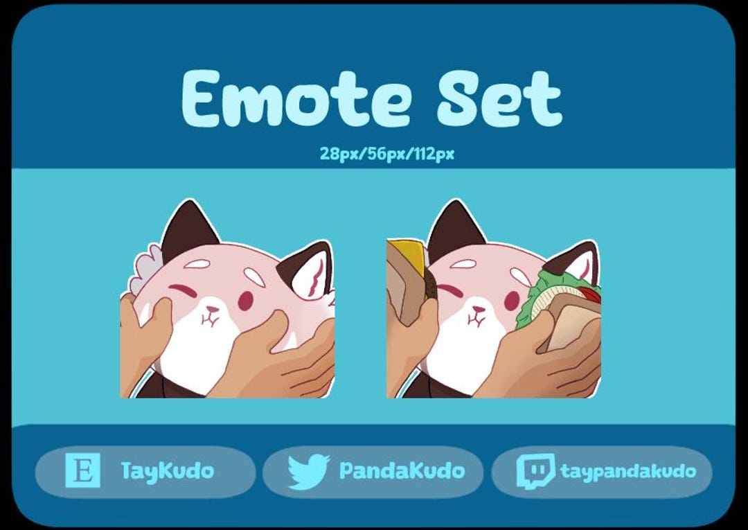 Squish Pandies Emotes /stickers Set for Twitch and Discord - Etsy