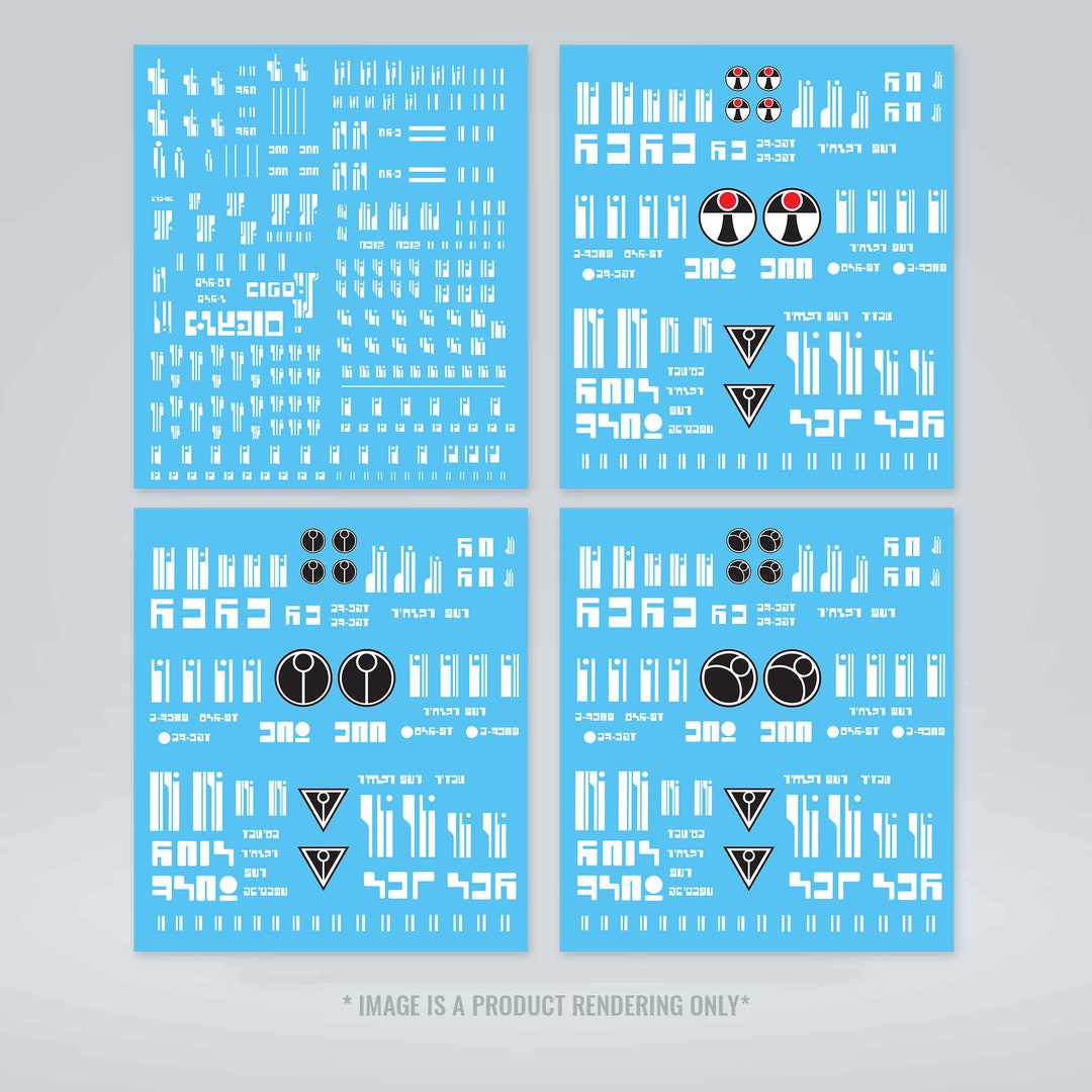 Tau Empire/greater Good 40k Transfers/waterslide Decals for Tabletop ...