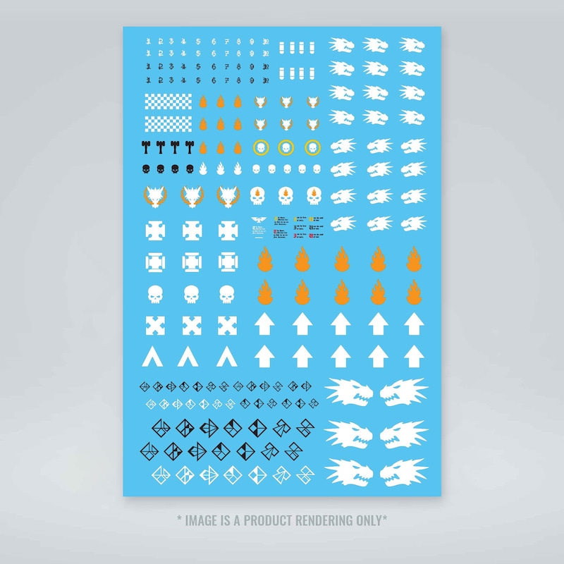 40k Transfer Sheets - Etsy
